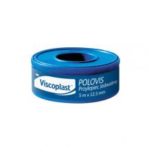 VISCOPLAST POLOVIS Przylepiec jedwabny 5m x 12.5mm, 1 sztuka – w ...